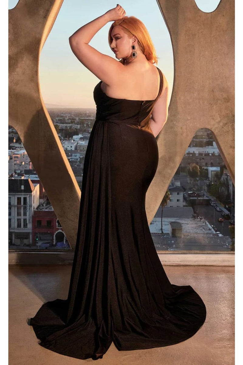Ladivine Navy Plus Size Prom Dress Long Formal Evening Gown Pt004c