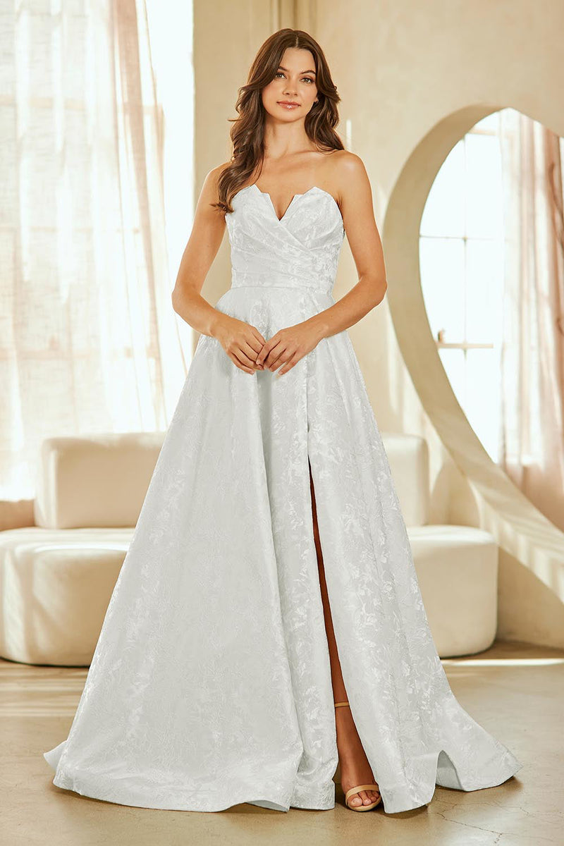 Lace A-Line Wedding Dress by Amelia Couture 8061 | Formal Dress Shops