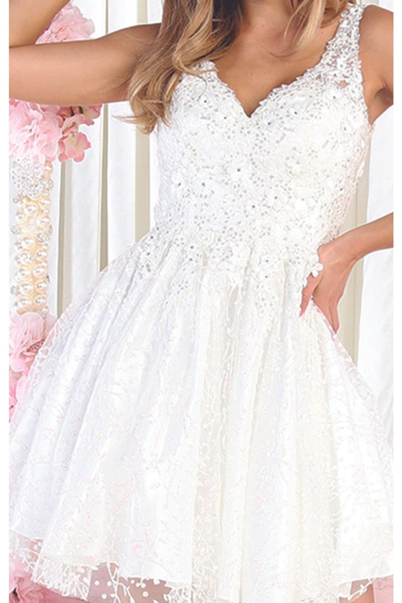 Ivory Graduation Dress | Commencement Ceremony Party Outfit by MQ1890