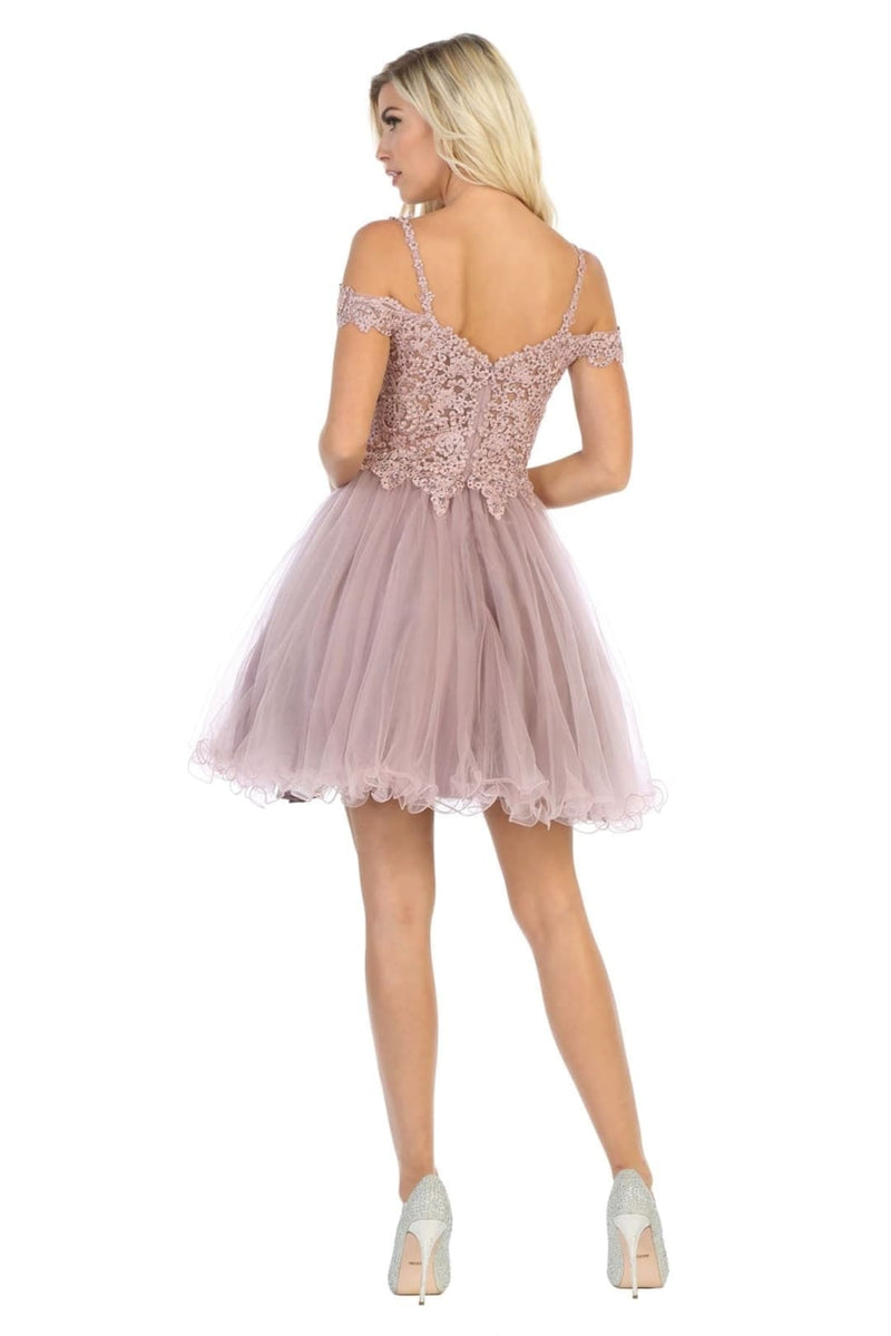 Dama Dresses for Quinceanera in Silver Style MQ1668 Quince Outfit