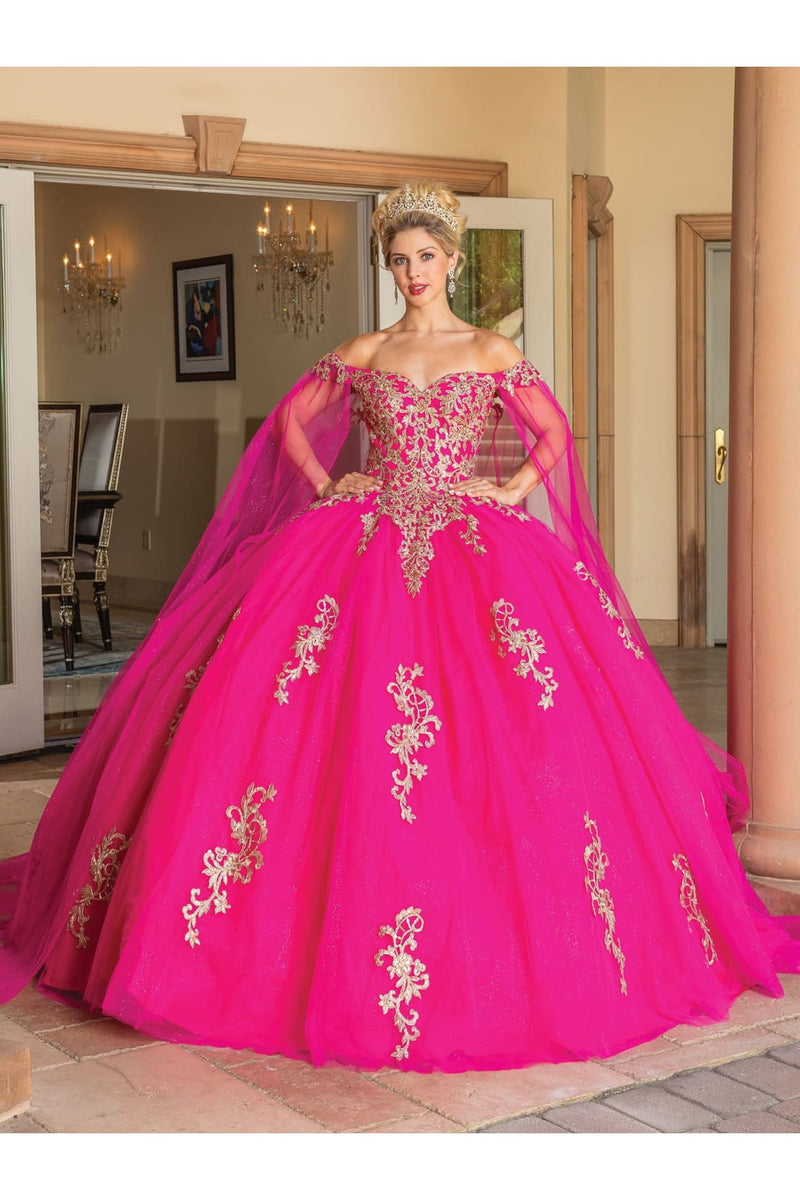 Dancing Queen Dresses DQ-1740 Quinceañera with Crystal-Embellished