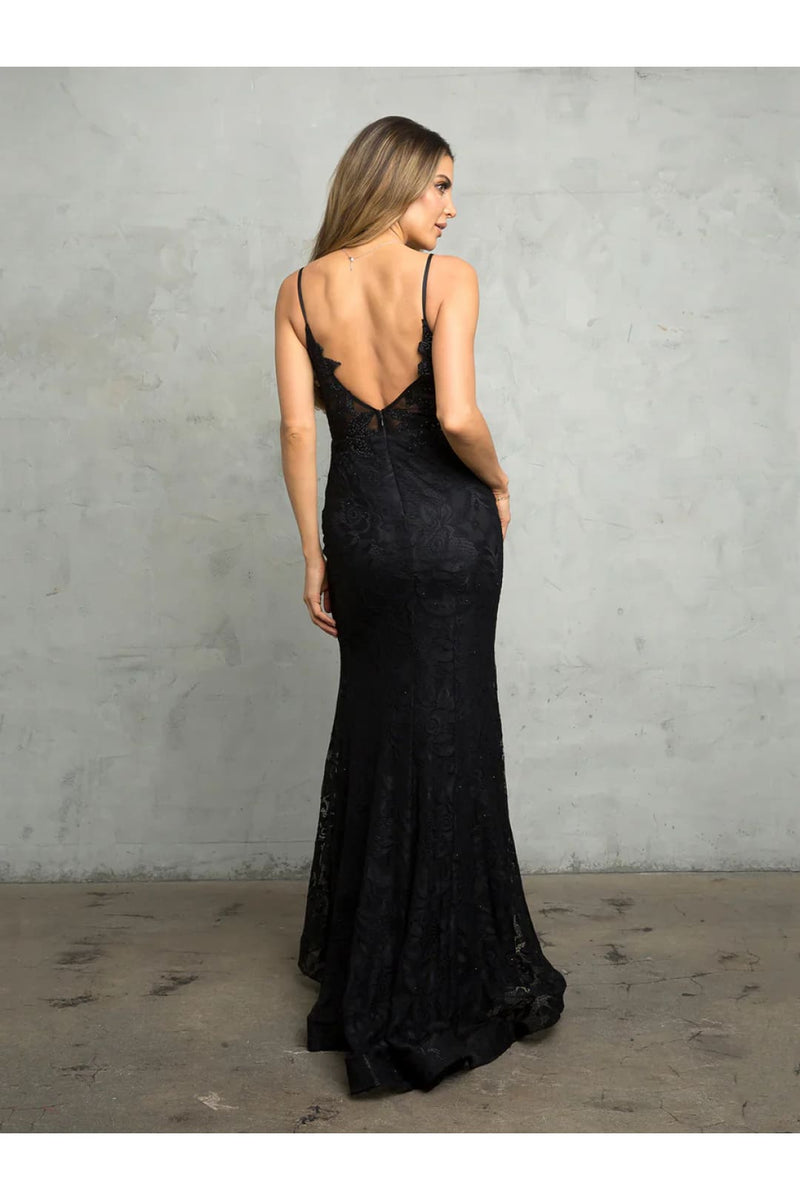 Eva USA 5260 Long Formal Fitted Evening Prom Dress | Formal Dress Shops