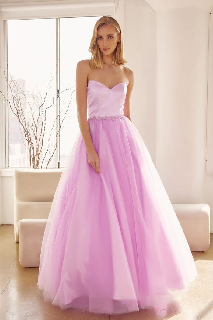 Juliet 265 Sweetheart Strapless Long Pageant Gown | Formal Dress Shops