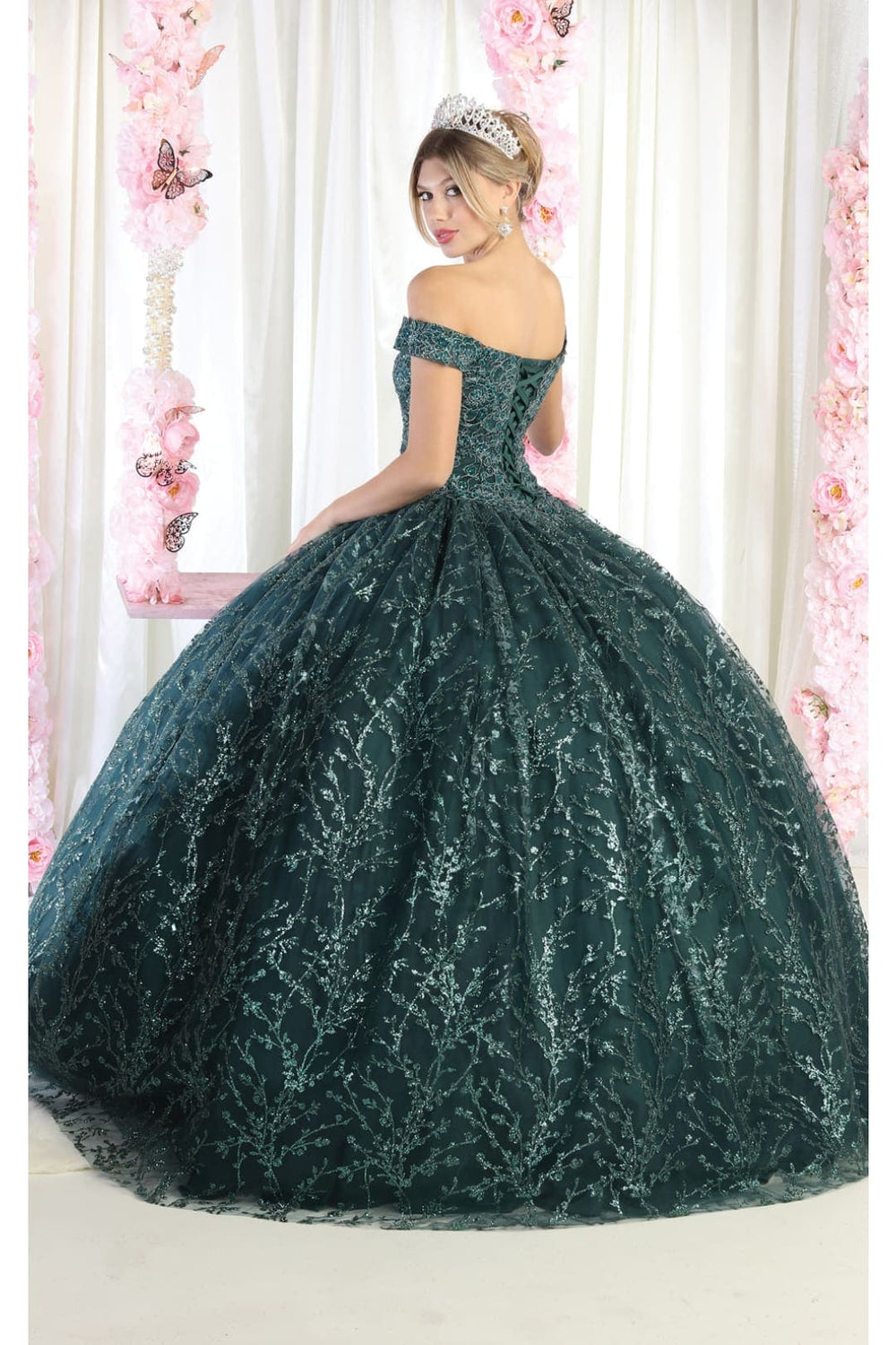 Layla K Corset Quinceanera Glitter Ball Gown LK183 | FormalDress Shops