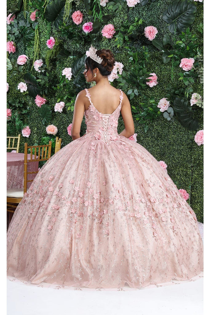 Layla K LK208 3D Floral Quince Ball Gown | Formal Dress Shops