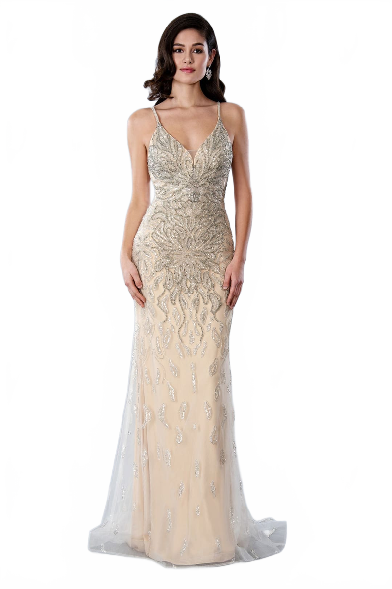 Stella Couture 23368 Long Formal Beaded Prom Dress