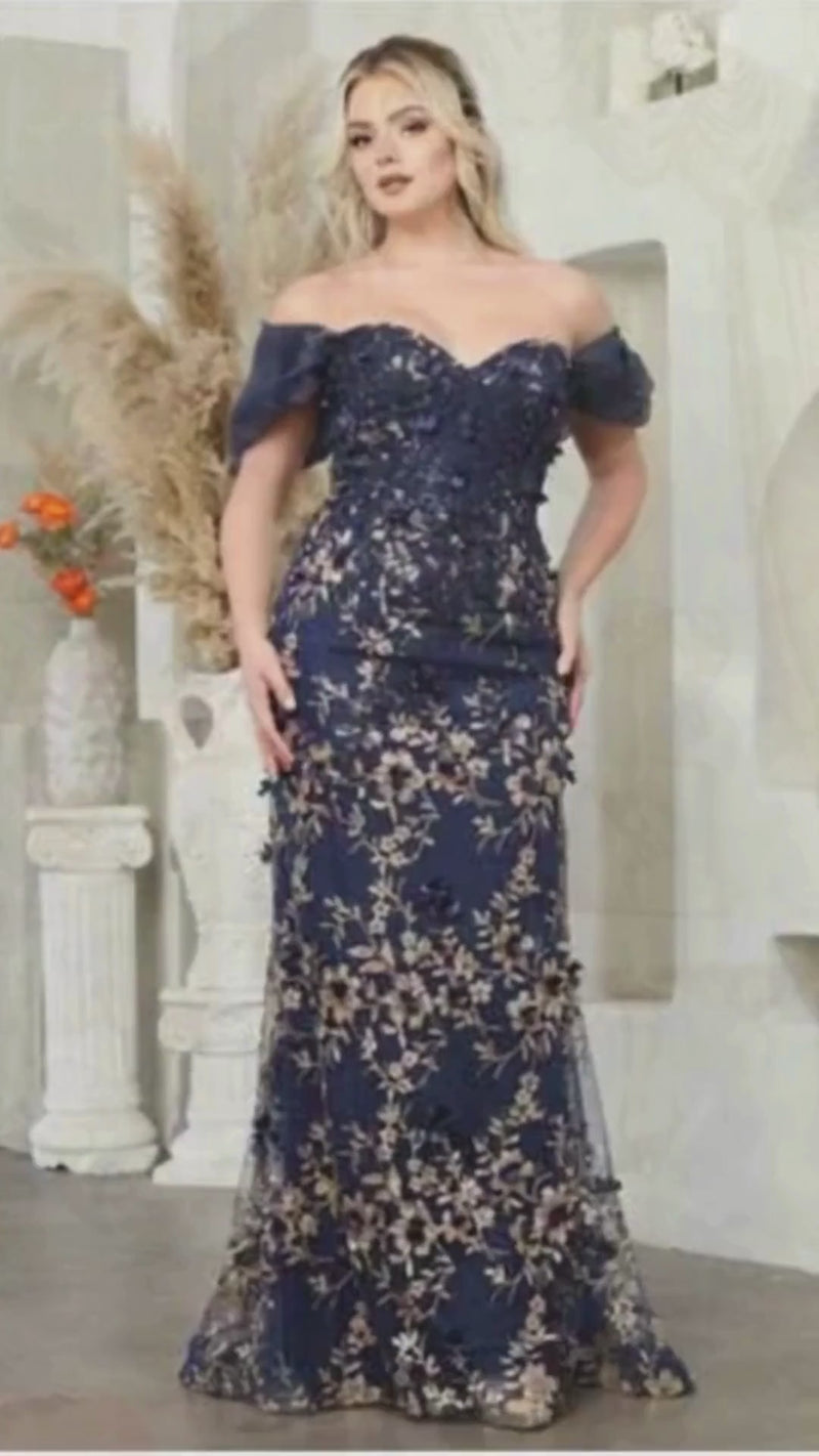 Off Shoulder Red Carpet Dress | Formal Dress Shops