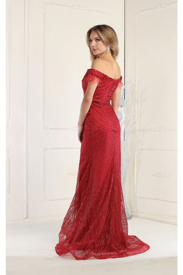 Royal Queen Off Shoulder Mermaid Prom Gown RQ7963 | Formal Dress Shops-New Collection