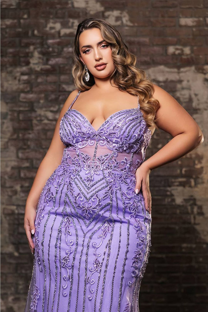 Royal Queen RQ8144 Luxurious Mermaid Prom Dress with Fine Embroidery